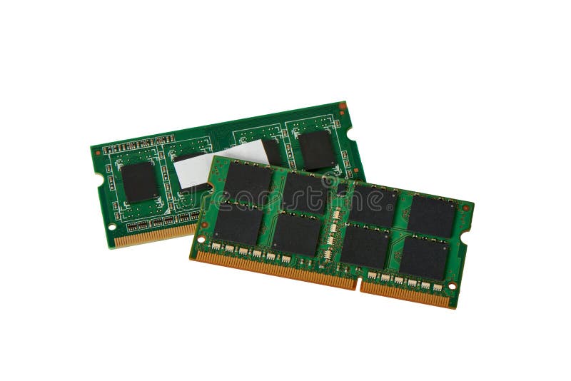 DDR3L RAM, Isolated on White Stock Photo - Image of voltage, data ...