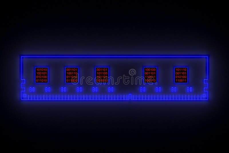 DDR is Presented in the Form of Neon Stock Illustration - Illustration ...