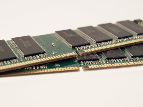 DDR Ram stock image. Image of isolated, pins, chip, computer - 3214627