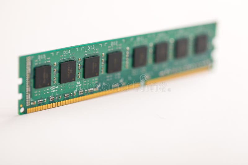 Ddr Ram Memory Isolated on White Background Stock Photo - Image of ...