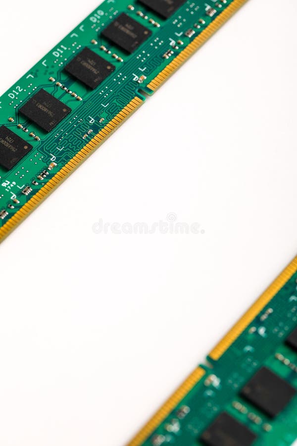 Ddr Ram Memory Isolated On White Background Stock Image - Image of ...