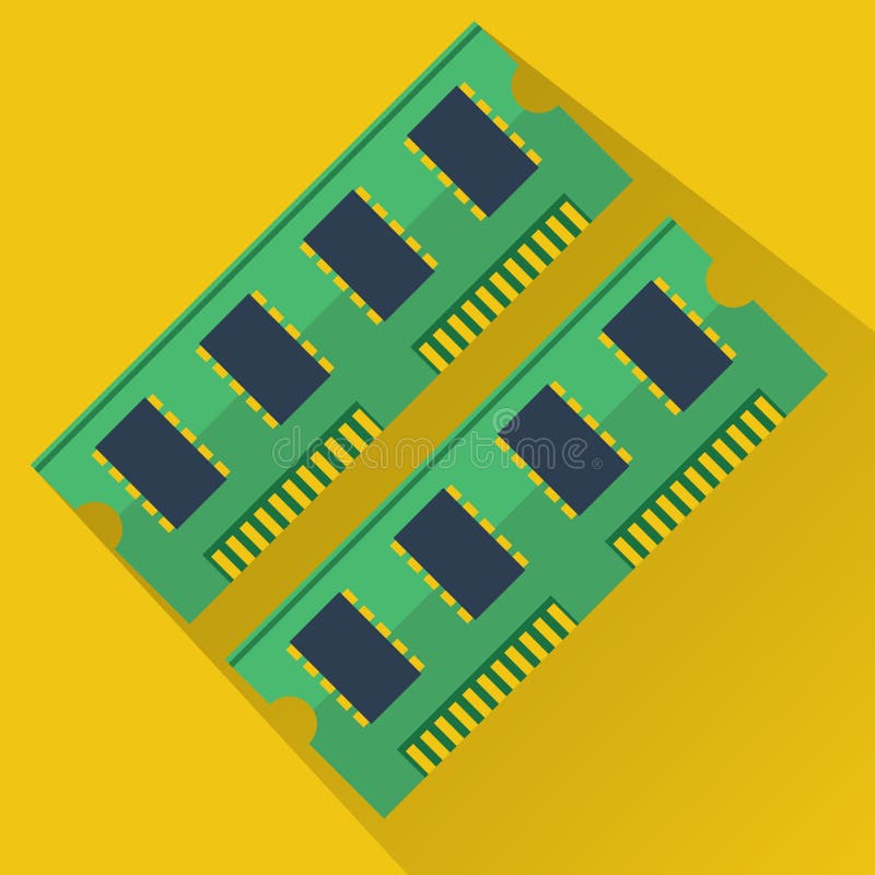 Ddr Ram. Vector Illustration Decorative Design Stock Vector ...