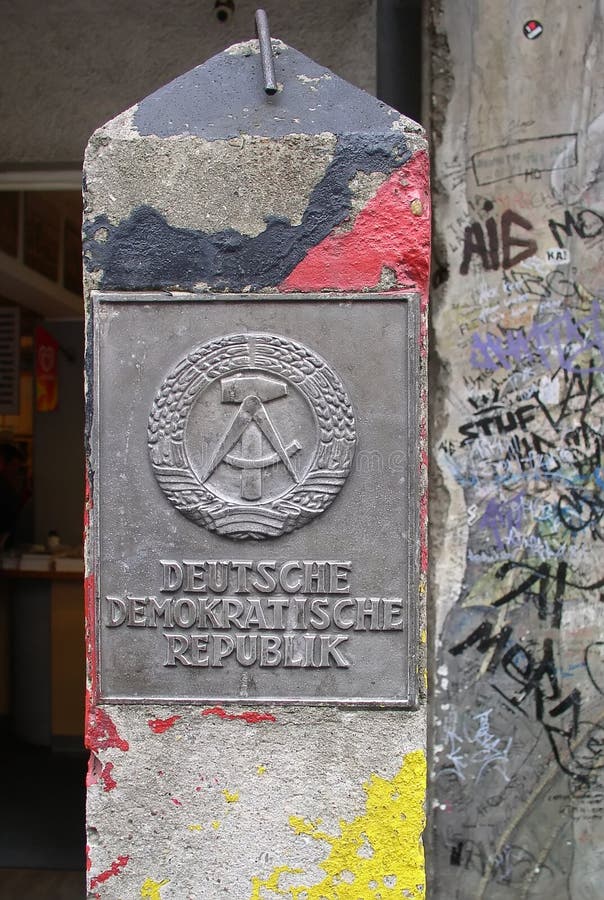 DDR sign stock image. Image of west, berlin, cold, german - 198553