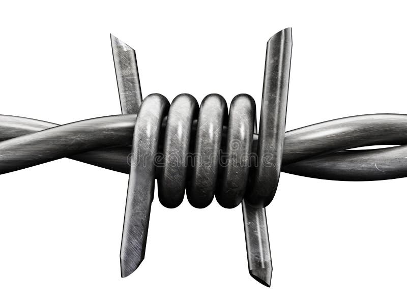 De Abstracte Illustratie Van Het Prikkeldraad Stock Afbeelding - Image ...