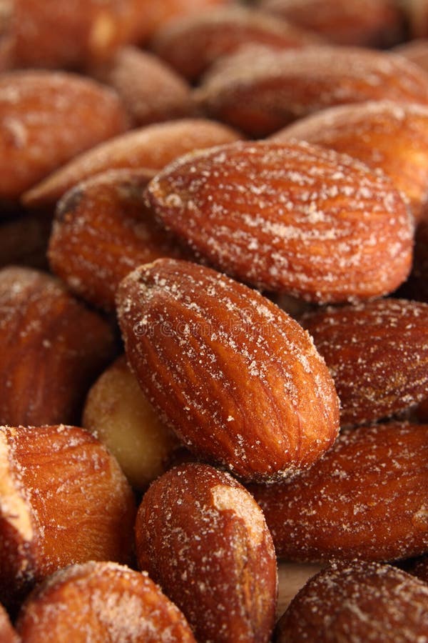 De Achtergrond Van De Amandel Stock Foto - Image of bruin, gezondheid ...