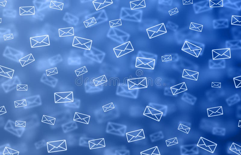 De achtergrond van de post stock illustratie. Illustration of computer ...