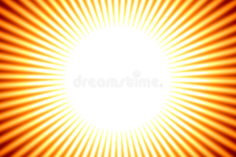 De Achtergrond Van De Zon, Gele Strepen Stock Illustratie ...