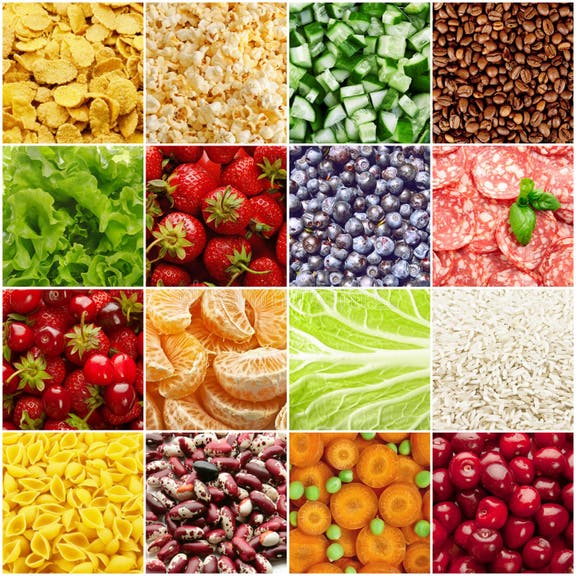 Voedselachtergronden stock foto. Image of assortiment - 28739578