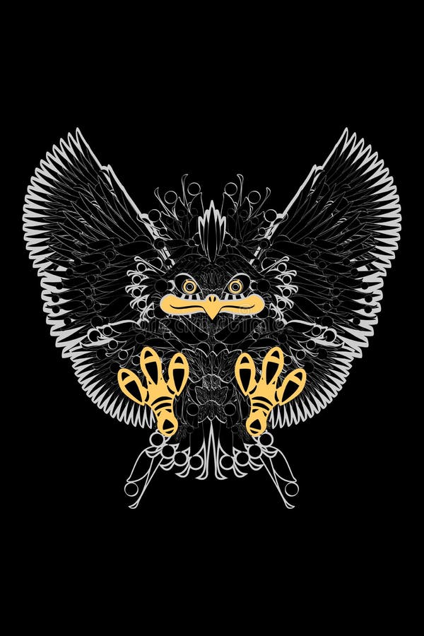 Roofvogel Arend vector illustratie. Illustration of veer - 23109816