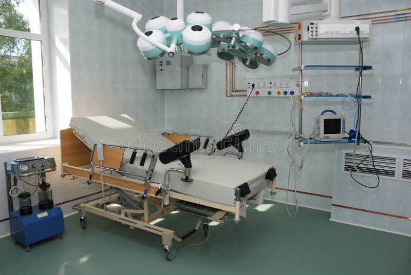 Bevallingskamer stock afbeelding. Image of chirurgie - 10001559