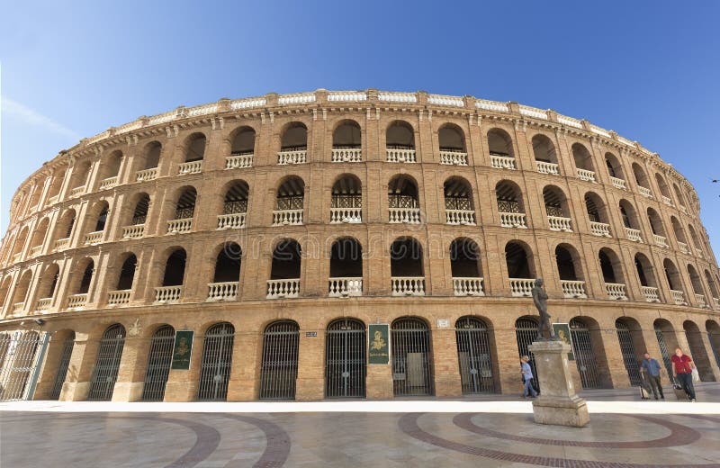 Arena in Valencia. redactionele stock foto. Afbeelding bestaande uit ...