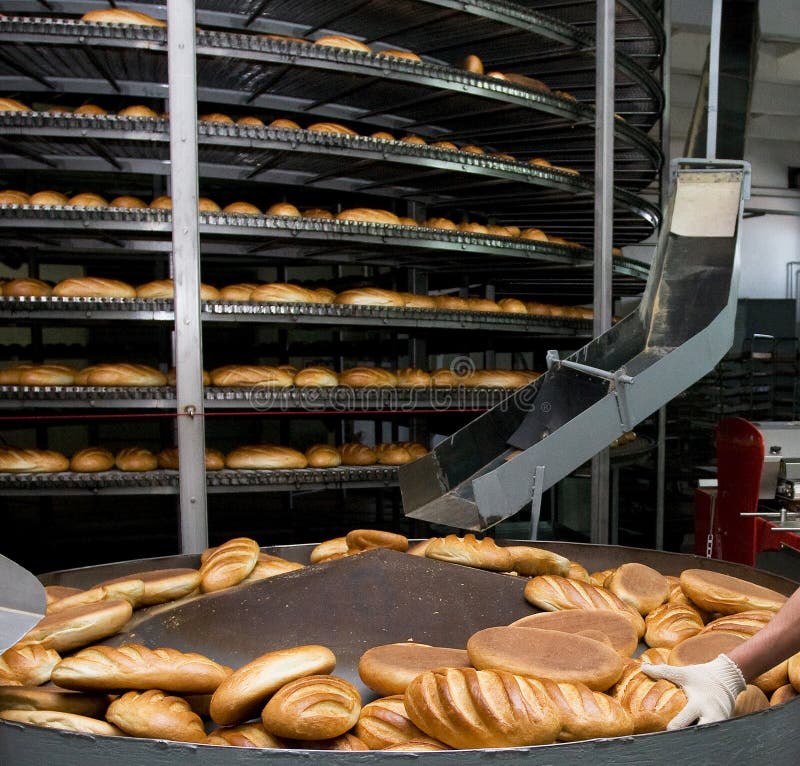 De Producten Van Het Brood En Van De Bakkerij Stock Foto - Image of ...