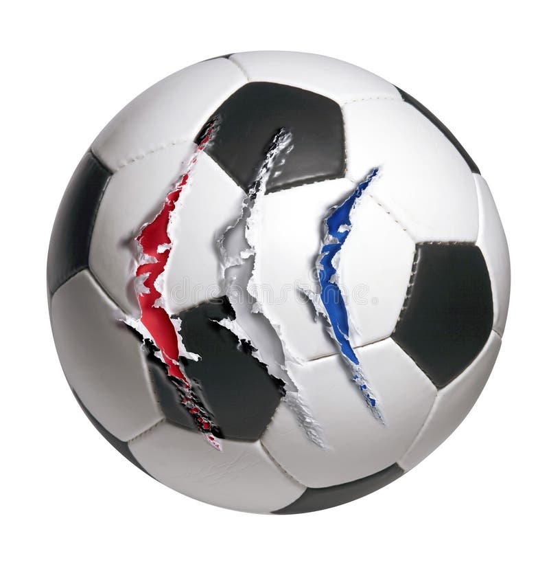 De bal van het voetbal stock foto. Image of woede, klauwen - 32126