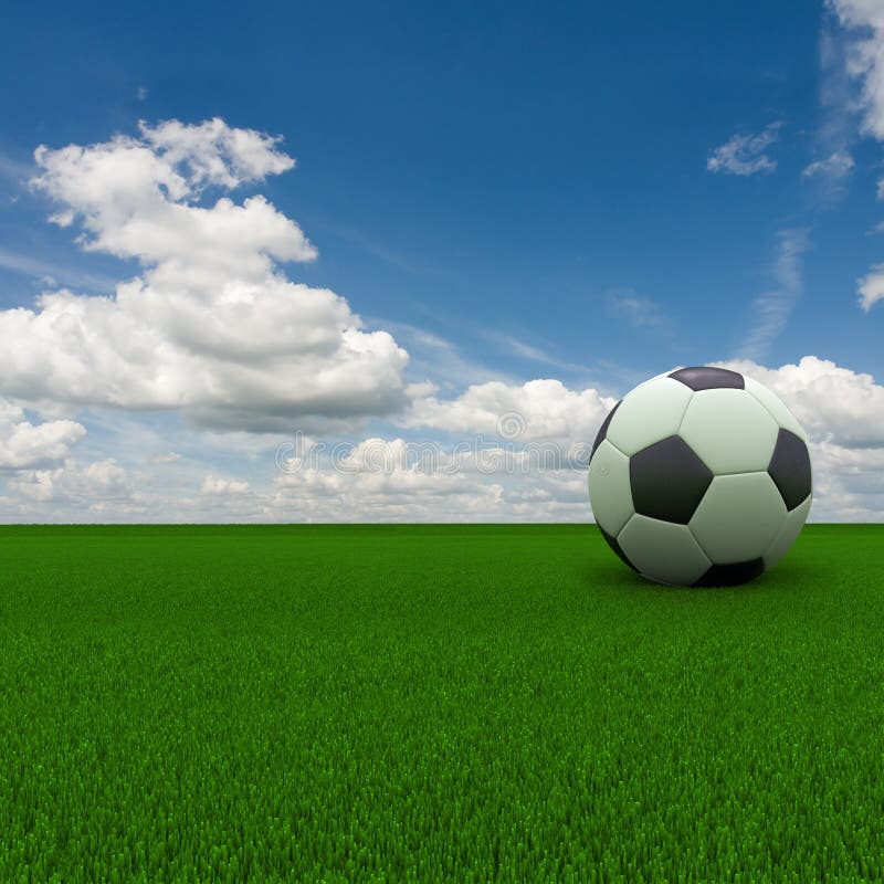 De bal van het voetbal stock illustratie. Illustration of concurrentie ...