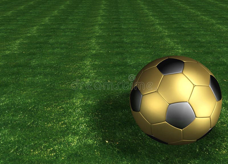 De bal van het voetbal stock illustratie. Illustration of gebied - 993617