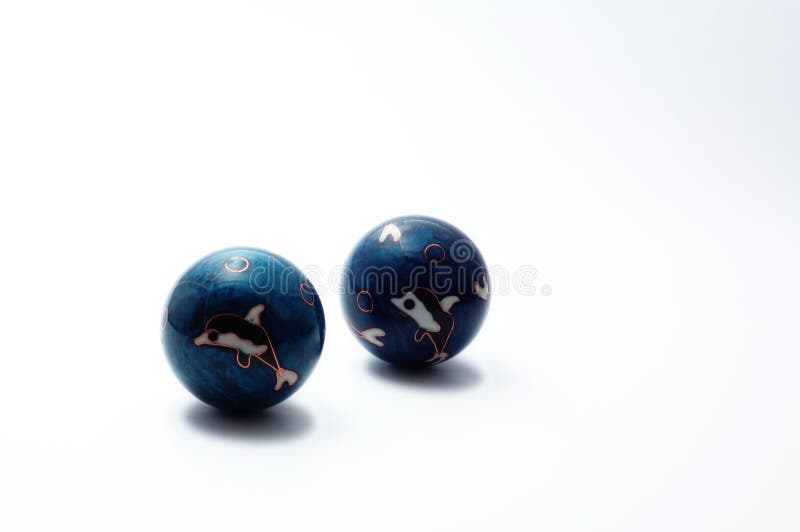 De ballen van Baoding stock afbeelding. Image of motief - 4637189