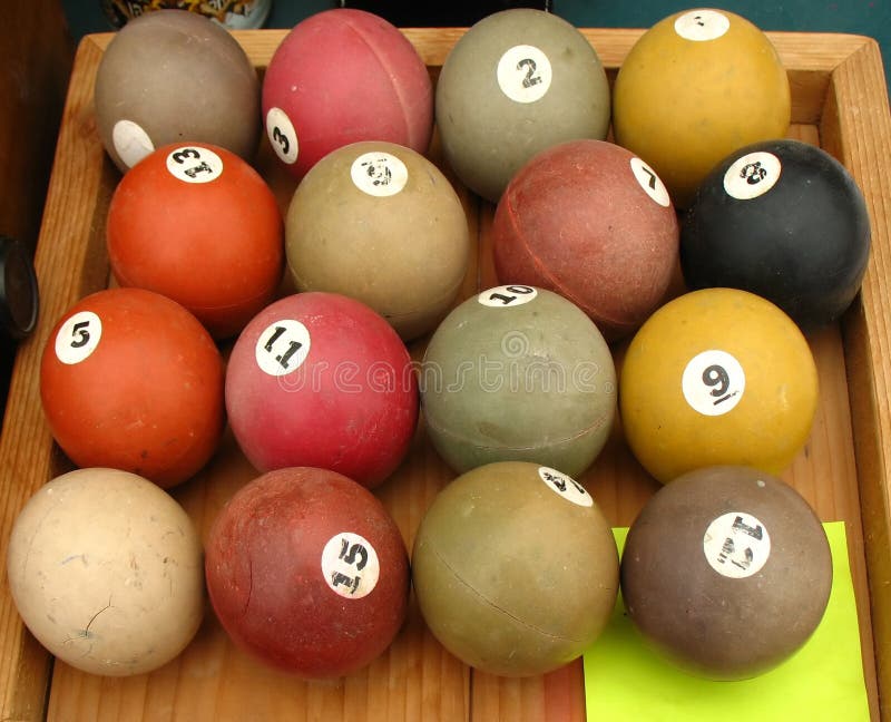 De ballen van de pool stock foto. Image of zwembad, assortiment - 987836