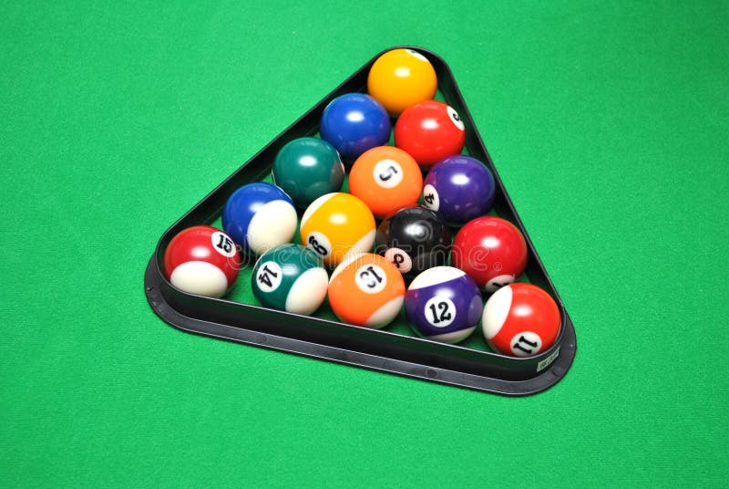 Biljart stock foto. Image of biljart, richtsnoer, stok - 17722078