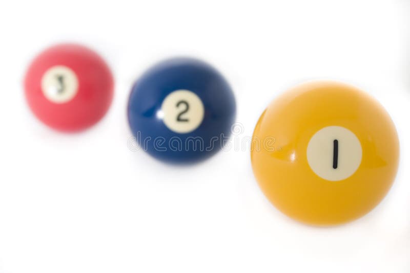 De ballen van het biljart stock afbeelding. Afbeelding bestaande uit ...
