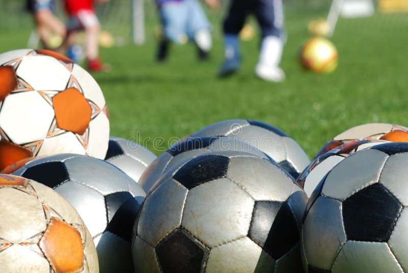 Voetballen stock afbeelding. Image of winnaar, geschiktheid - 5168763