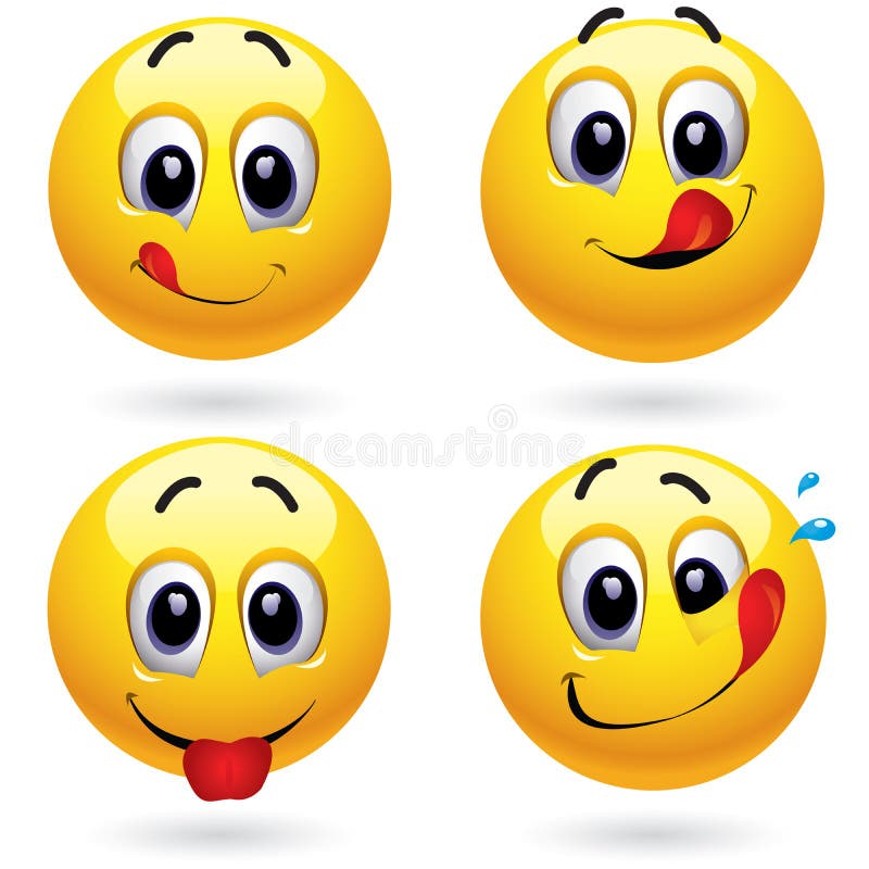 De ballen van Smiley vector illustratie. Illustration of kind - 11765309