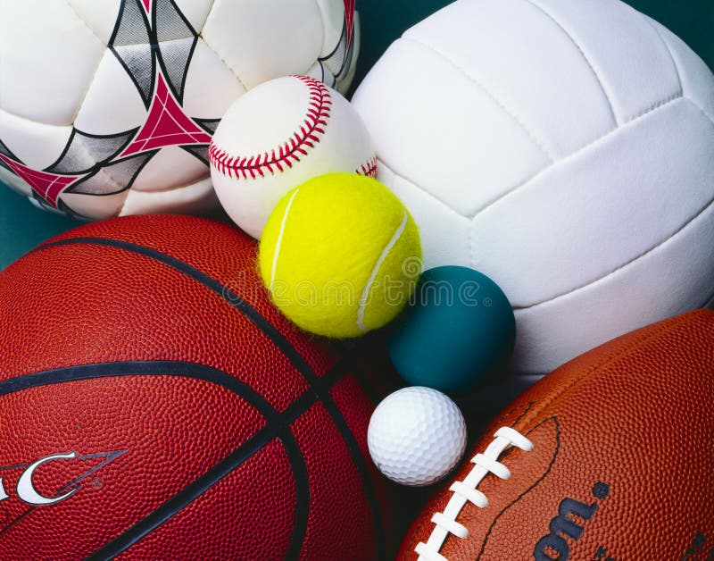 De ballen van sporten stock afbeelding. Image of schop - 7559387