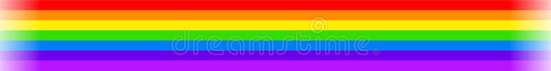 Regenboogbanner stock illustratie. Illustration of lijnen - 8001796