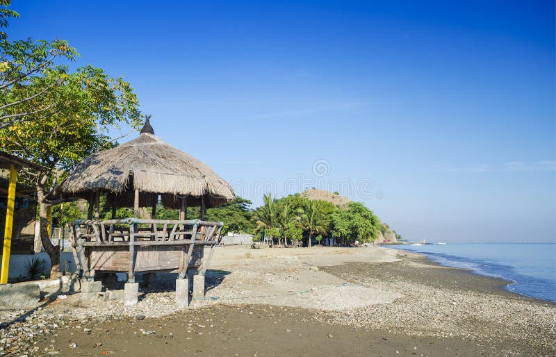 Areia Branca Strand Nabij Dili, Oost-Timor Stock Foto - Image of ...