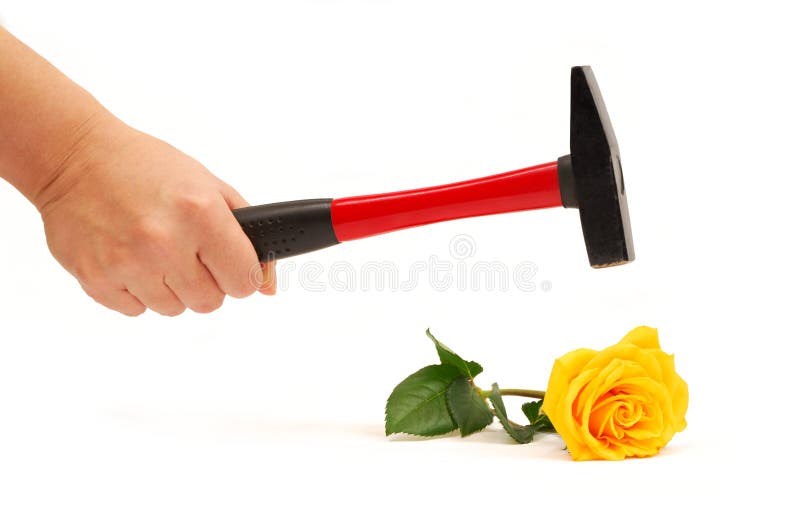 De bedreiging stock afbeelding. Image of agressief, hardheid - 4202329