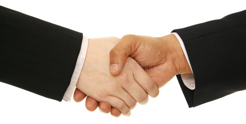 De Bedrijfs Mensen Schudden Hand Stock Foto - Image of twee, zaken: 4873468