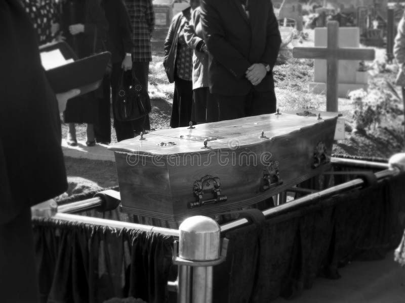 De begrafenis stock foto. Image of leven, eind, familie - 20863784