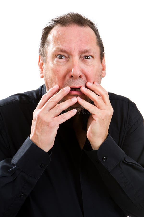 De Bejaarde van Worrywart stock afbeelding. Image of werkster - 23453737