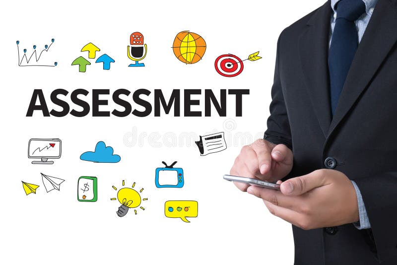 De BEOORDELING Evalueert Metingsconcept Stock Afbeelding - Image of ...