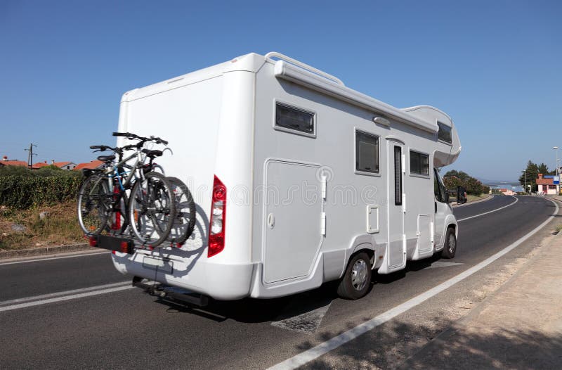De Bestelwagen Van De Kampeerauto Stock Foto - Image of vakantie ...