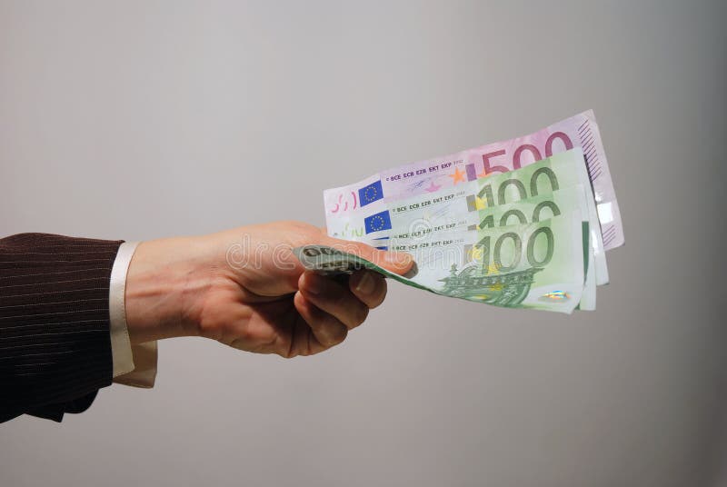 De Betaling Van Het Contante Geld Stock Afbeelding - Image of betaling ...