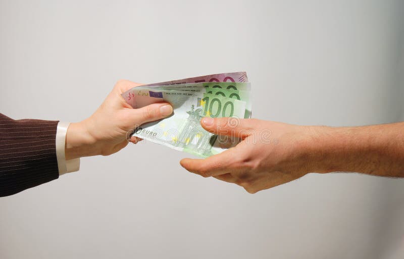 De Betaling Van Het Contante Geld Stock Foto - Image of betaal, geld ...