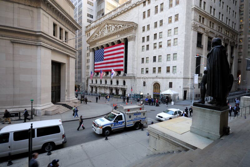 De Beurs van New York redactionele stock foto. Image of amerika - 5010778