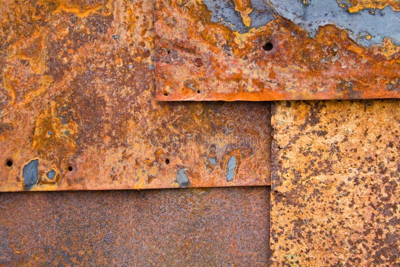 Het Metaallagen Van De Roest Stock Foto - Image of sluit, kleuren: 1998290