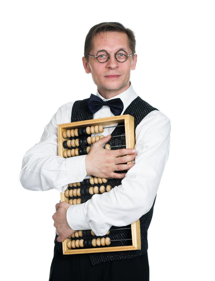 De boekhouder stock afbeelding. Image of berekening, accountant - 3985639