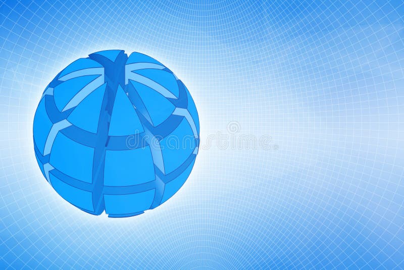 De bol van Techno stock illustratie. Illustration of verloop - 1037825