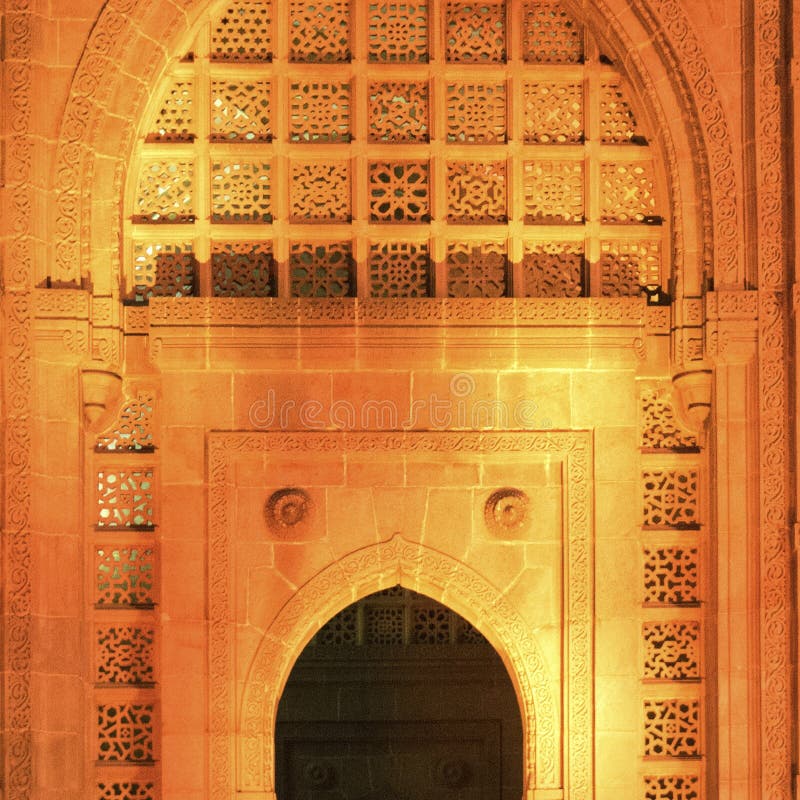 De boog stock foto. Image of poort, boog, indië, gebouw - 111163802