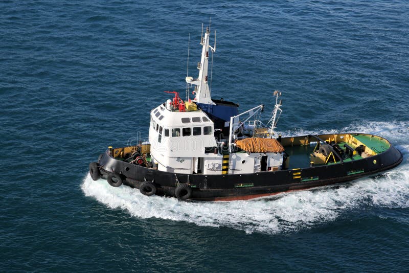 De Boot van de sleepboot stock afbeelding. Image of verzending - 20922705