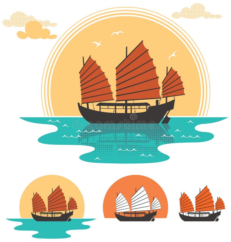 De Boot van de troep vector illustratie. Illustration of koreaans ...