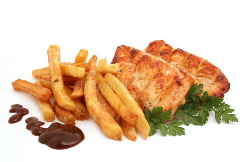 De borst van de kip stock afbeelding. Image of voedsel - 14850859