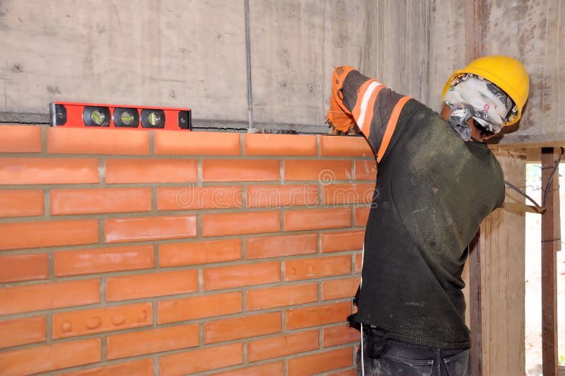 De bouw van de muur stock afbeelding. Image of mening - 21765273