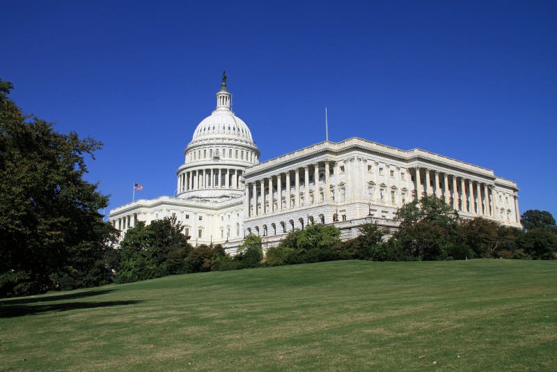 Het Gebouw Van Het Capitool Van De V.S. Stock Foto - Image of kapitol ...