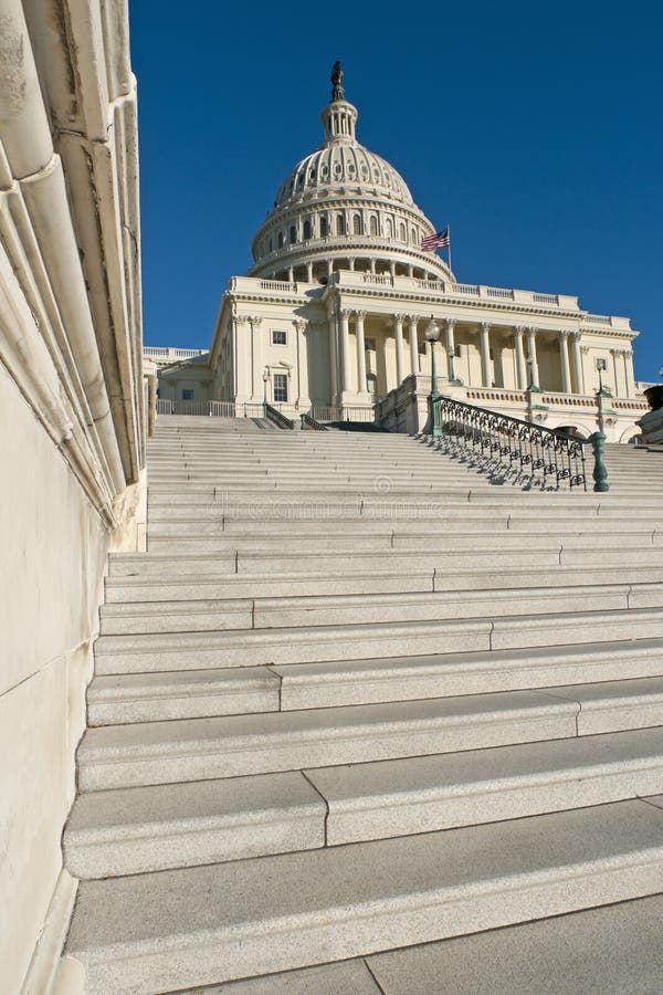 De Bouw Van Het Capitool Van De V.S. Stock Foto - Image of historisch ...