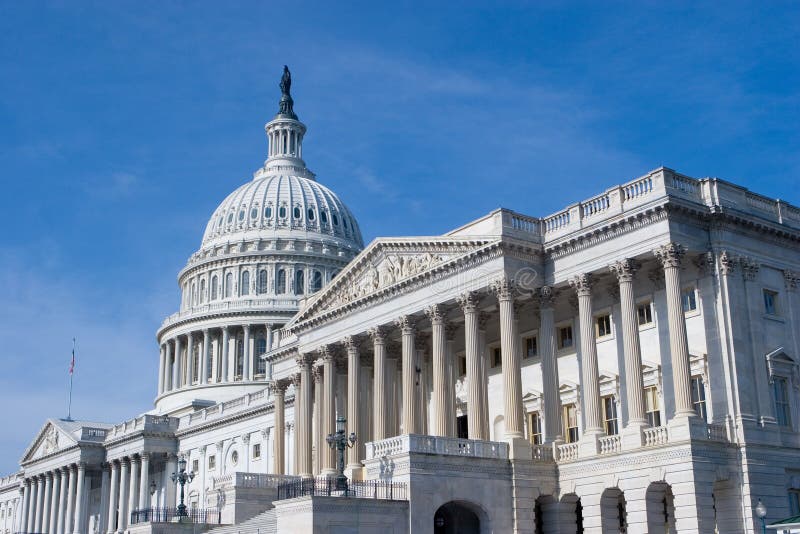 Het Capitool Der Verenigde Staten in Washington D.C. Stock Foto - Image ...