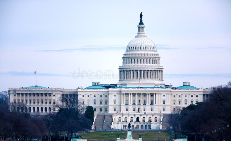 De Bouw Van Het Capitool, Washington DC Stock Foto - Image of congres ...