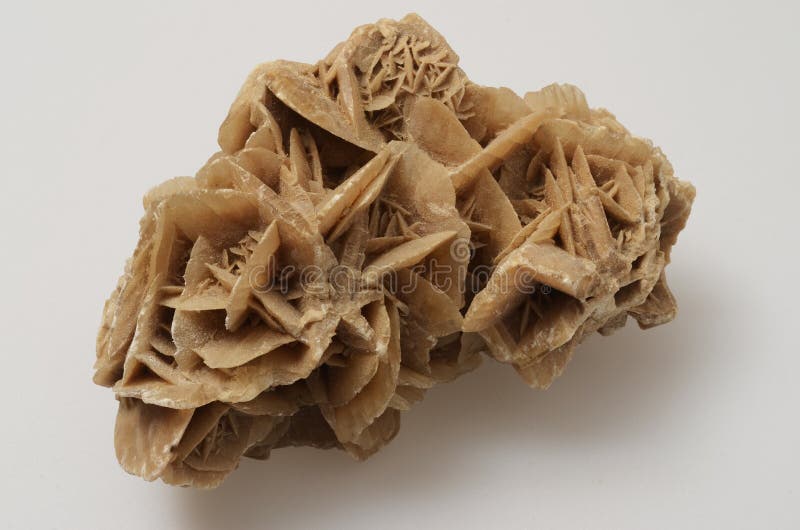 De Bruine Woestijn Nam Steen Toe Stock Afbeelding - Image of roos ...